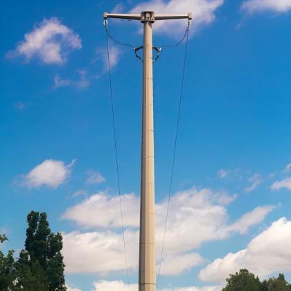 China 30FT 36FT 40FT 55FT Galvanized Octagonal Electric Steel Utility ...